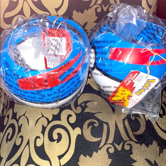 Party Supplies | 2 Themed Party Pokeman Ball Buckets Red Blue White ...